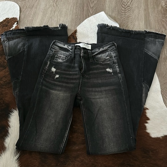 Jeans | Bridge By Gly Black Super Flares | Poshmark